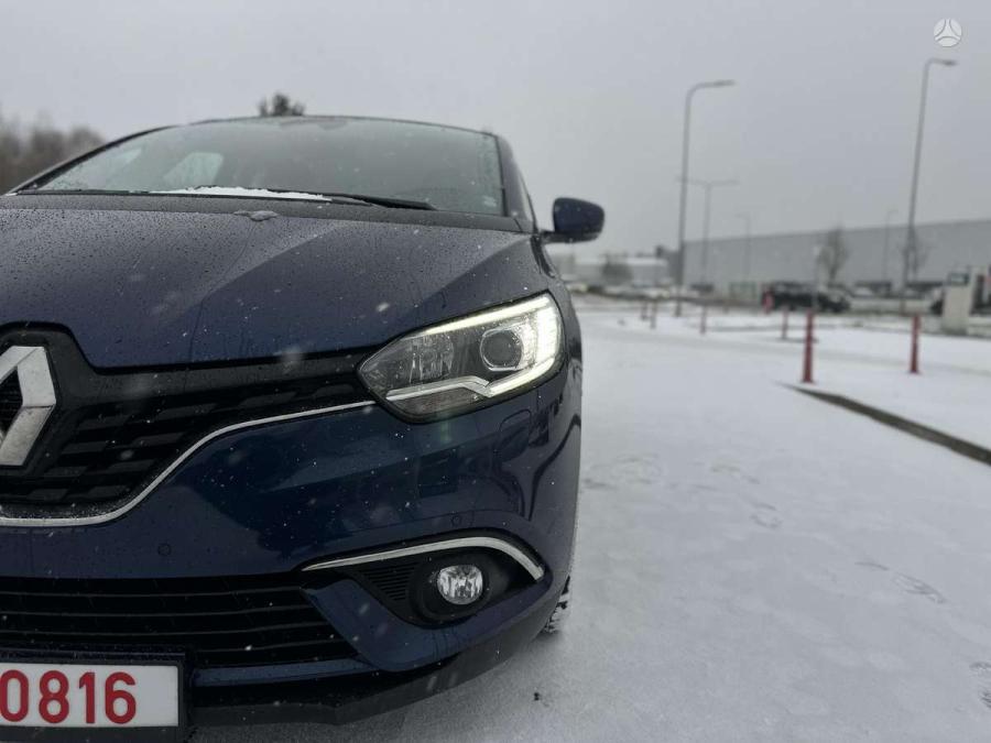 Zils Renault Grand Scenic 2019 Viļņa, ar dzinēja tilpumu 1.75 L un nobraukumu 274 tūkst. km par 7400 €, foto 3 vietnē AUTOMOTO.COM.LV