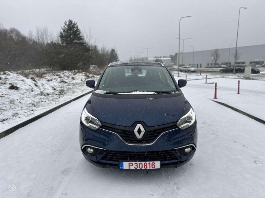 Zils Renault Grand Scenic 2019 Viļņa, ar dzinēja tilpumu 1.75 L un nobraukumu 274 tūkst. km par 7400 €, foto 4 vietnē AUTOMOTO.COM.LV
