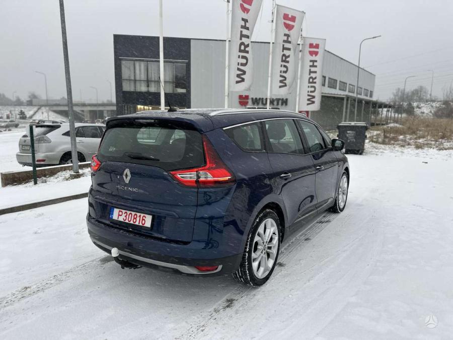 Zils Renault Grand Scenic 2019 Viļņa, ar dzinēja tilpumu 1.75 L un nobraukumu 274 tūkst. km par 7400 €, foto 5 vietnē AUTOMOTO.COM.LV