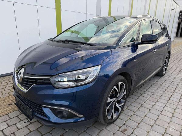 Zils Renault Grand Scenic 2020 Raseiniai, ar dzinēja tilpumu 1.75 L un nobraukumu 142 tūkst. km par 10500 €, foto 1 vietnē AUTOMOTO.COM.LV