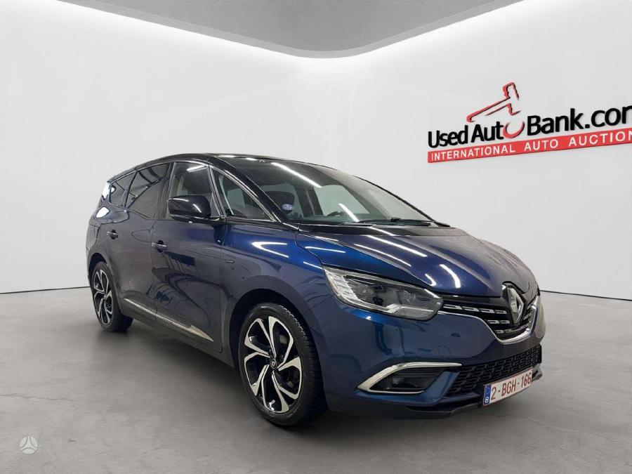 Blue Renault Grand Scenic 2021 in Marijampole, with an engine capacity of 1.33 L and mileage of 158 thousand km for 16565 €, photo 3 on AUTOMOTO.COM.LV