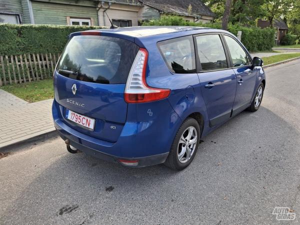 Blue Renault Grand Scenic 2010 in Mazeikiai, with an engine capacity of 1.90 L and mileage of 285 thousand km for 2650 €, photo 4 on AUTOMOTO.COM.LV