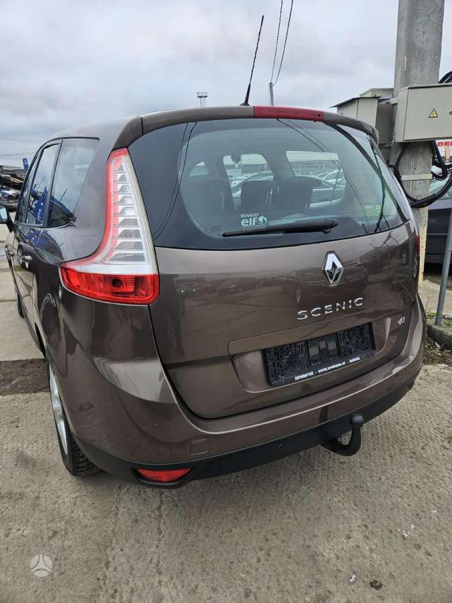 Brown Renault Grand Scenic 2012 in Kaunas, with an engine capacity of 1.46 L and mileage of 227 thousand km for 4300 €, photo 3 on AUTOMOTO.COM.LV