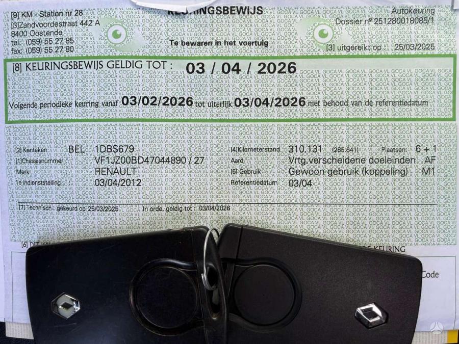 Brūns Renault Grand Scenic 2012 Raseiniai, ar dzinēja tilpumu 1.60 L un nobraukumu 333 tūkst. km par 3900 €, foto 19 vietnē AUTOMOTO.COM.LV