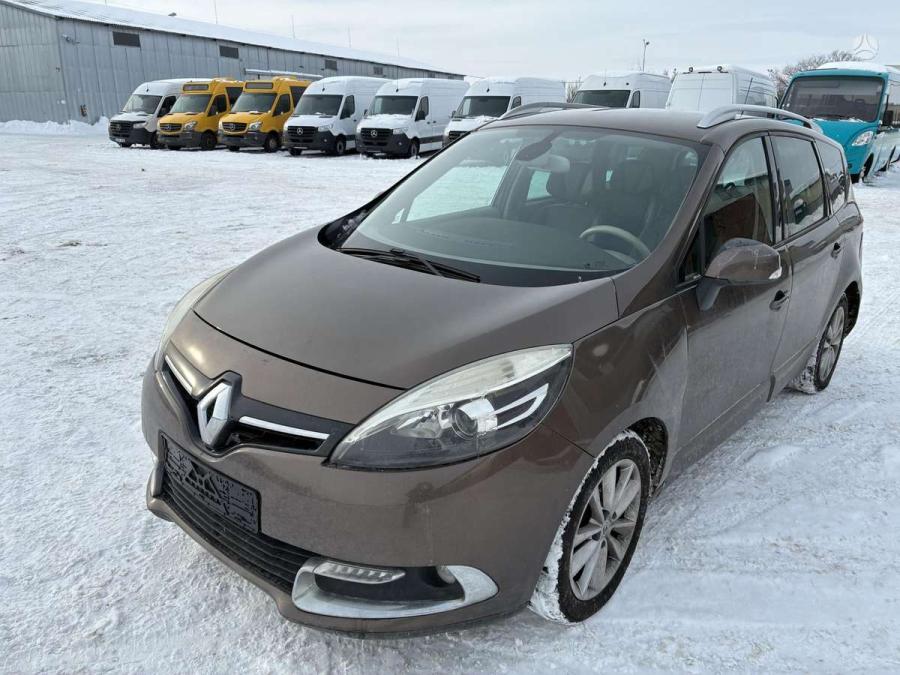 Brūns Renault Grand Scenic 2013 Šauļi, ar dzinēja tilpumu 1.60 L un nobraukumu 237 tūkst. km par 3200 €, foto 1 vietnē AUTOMOTO.COM.LV