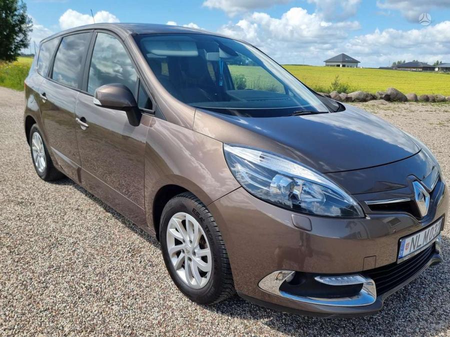 Brūns Renault Grand Scenic 2013 Viļņa, ar dzinēja tilpumu 1.46 L un nobraukumu 280 tūkst. km par 3950 €, foto 3 vietnē AUTOMOTO.COM.LV