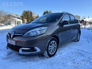 Brown Renault Grand Scenic 2015 in Ogre, with an engine capacity of 1.20 L and mileage of 123 thousand km for 5550 €, photo 4 on AUTOMOTO.COM.LV