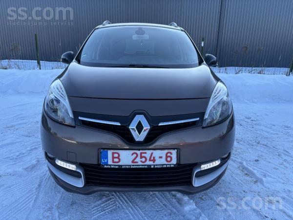 Brown Renault Grand Scenic 2015 in Ogre, with an engine capacity of 1.20 L and mileage of 123 thousand km for 5550 €, photo 5 on AUTOMOTO.COM.LV