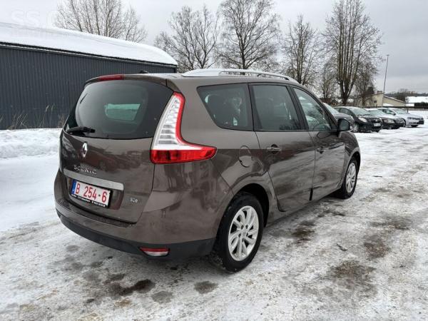 Brown Renault Grand Scenic 2015 in Ogre, with an engine capacity of 1.20 L and mileage of 123 thousand km for 5550 €, photo 7 on AUTOMOTO.COM.LV