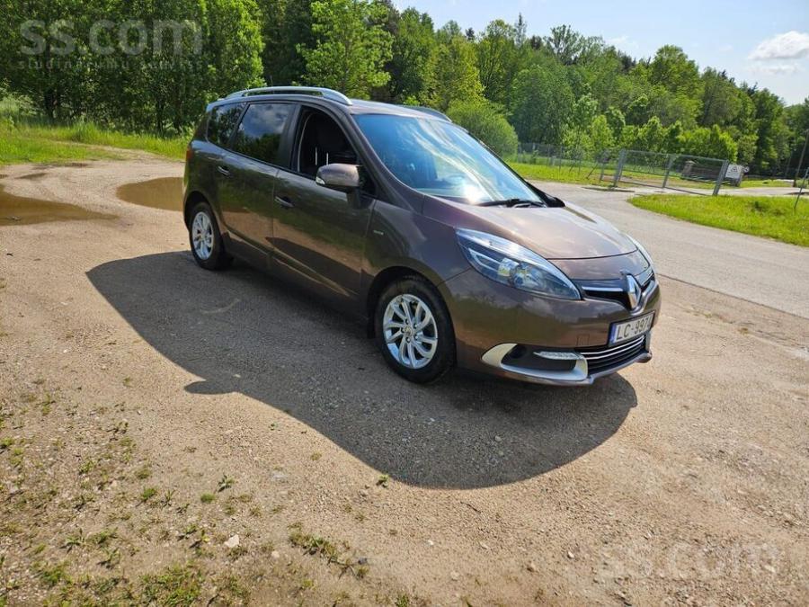 Brown Renault Grand Scenic 2016 in Gulbene, with an engine capacity of 1.50 L and mileage of 400 thousand km for 4000 €, photo 1 on AUTOMOTO.COM.LV