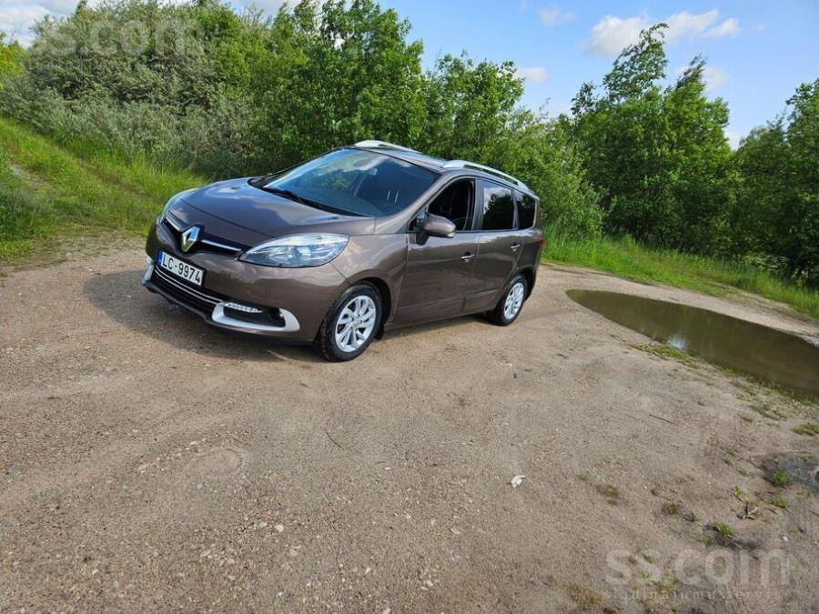 Brown Renault Grand Scenic 2016 in Gulbene, with an engine capacity of 1.50 L and mileage of 400 thousand km for 4000 €, photo 2 on AUTOMOTO.COM.LV