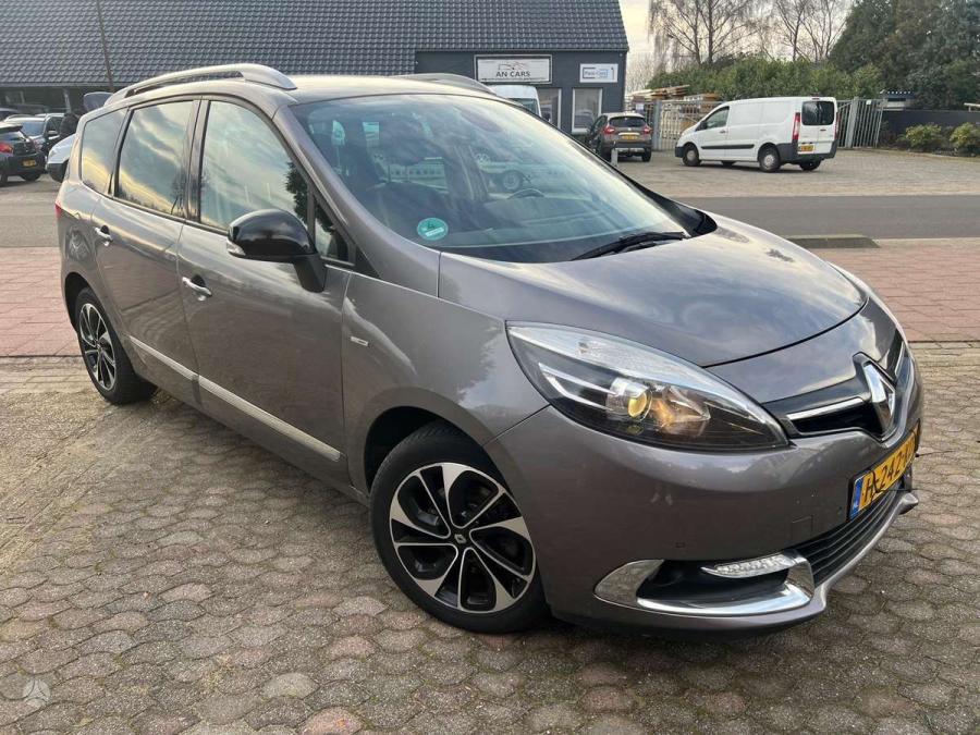 Brūns Renault Grand Scenic 2016 Kauņa, ar dzinēja tilpumu 1.50 L un nobraukumu 232 tūkst. km par 5650 €, foto 1 vietnē AUTOMOTO.COM.LV