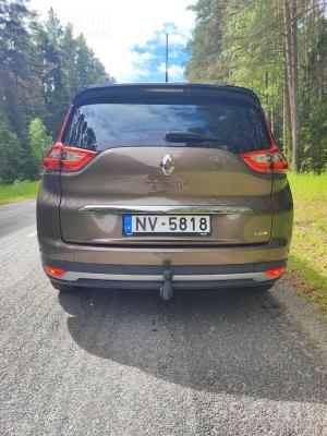 Brown Renault Grand Scenic 2017 in Madona, with an engine capacity of 1.50 L and mileage of 174 thousand km for 10899 €, photo 7 on AUTOMOTO.COM.LV