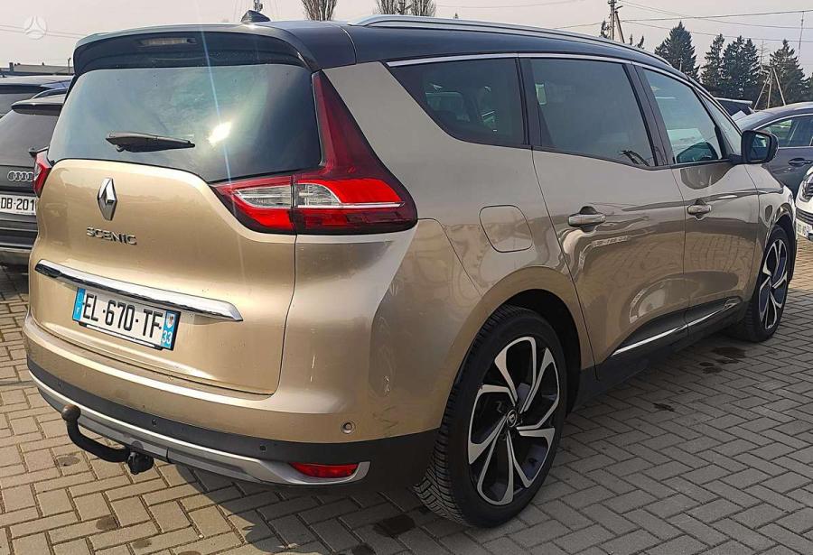 Brūns Renault Grand Scenic 2017 Tauragė, ar dzinēja tilpumu 1.60 L un nobraukumu 249 tūkst. km par 8899 €, foto 3 vietnē AUTOMOTO.COM.LV