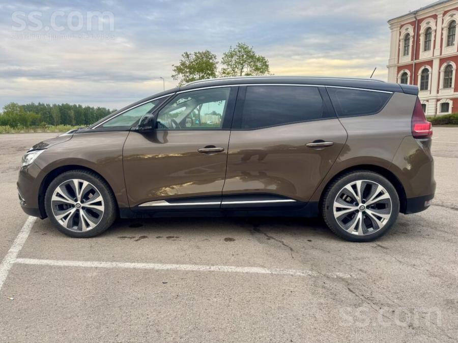 Brūns Renault Grand Scenic 2018 Jelgava, ar dzinēja tilpumu 1.50 L un nobraukumu 160 tūkst. km par 12200 €, foto 3 vietnē AUTOMOTO.COM.LV
