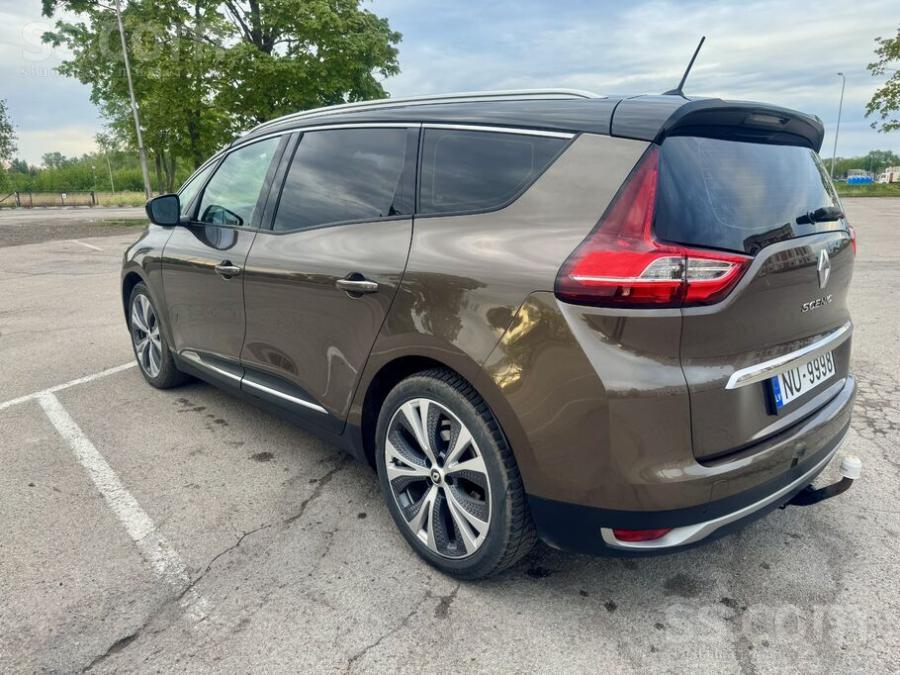 Brūns Renault Grand Scenic 2018 Jelgava, ar dzinēja tilpumu 1.50 L un nobraukumu 160 tūkst. km par 12200 €, foto 4 vietnē AUTOMOTO.COM.LV