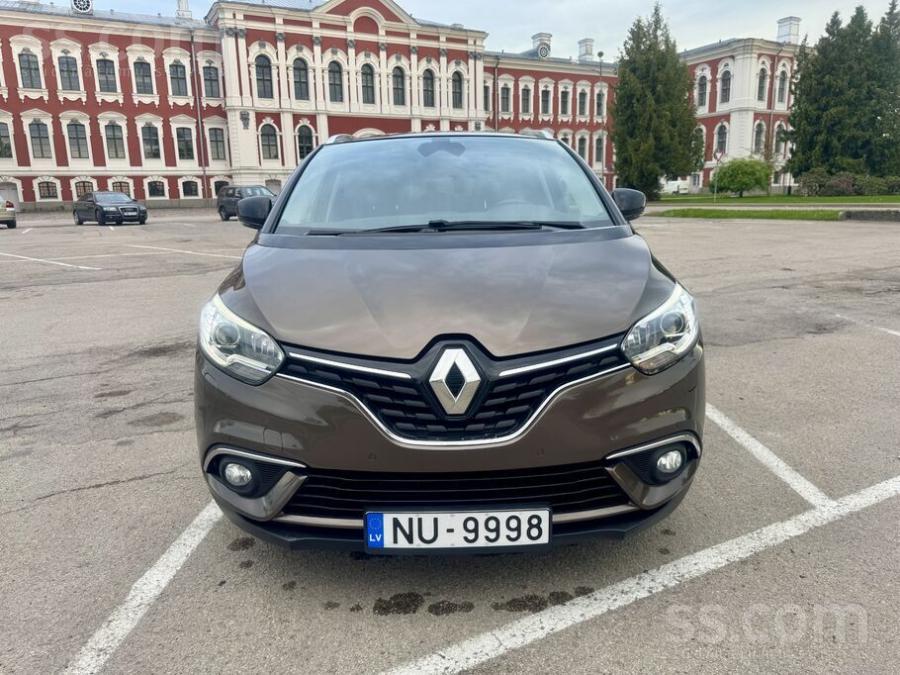 Brūns Renault Grand Scenic 2018 Jelgava, ar dzinēja tilpumu 1.50 L un nobraukumu 160 tūkst. km par 12200 €, foto 9 vietnē AUTOMOTO.COM.LV