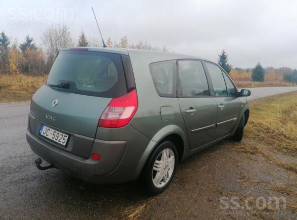 Zaļš Renault Grand Scenic 2005 Alūksne, ar dzinēja tilpumu 1.90 L un nobraukumu 280 tūkst. km par 1100 €, foto 2 vietnē AUTOMOTO.COM.LV