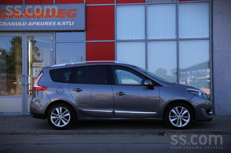 Pelēks Renault Grand Scenic 2013 Rīga, ar dzinēja tilpumu 1.60 L un nobraukumu 0 tūkst. km par 2595 €, foto 5 vietnē AUTOMOTO.COM.LV