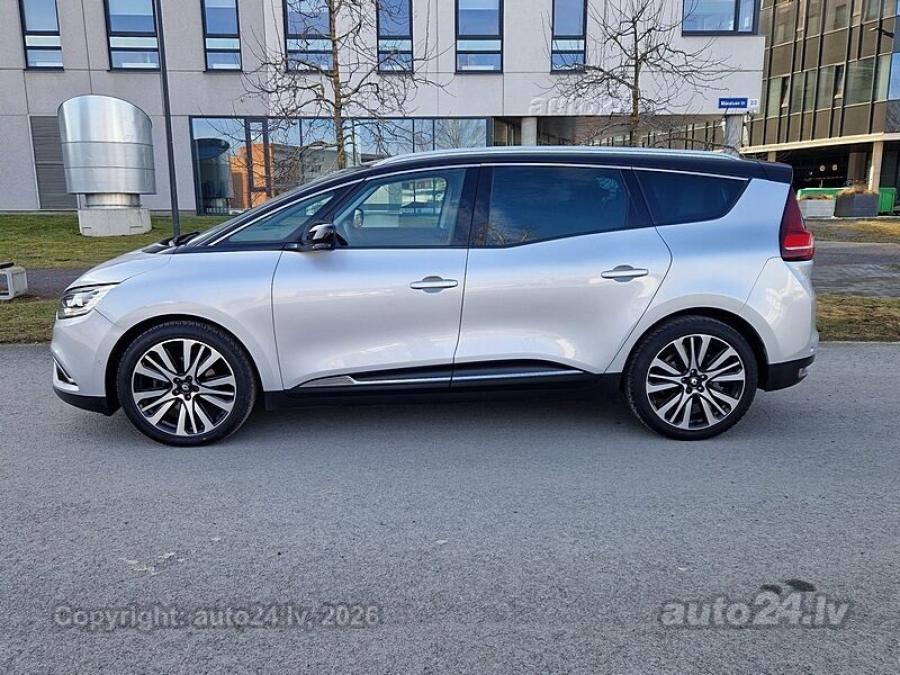 Grey Renault Grand Scenic 2018 in Tallinn, with an engine capacity of 1.60 L and mileage of 207 thousand km for 9950 €, photo 4 on AUTOMOTO.COM.LV