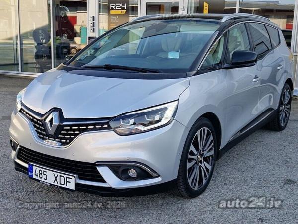 Grey Renault Grand Scenic 2018 in Tallinn, with an engine capacity of 1.60 L and mileage of 208 thousand km for 10990 €, photo 1 on AUTOMOTO.COM.LV