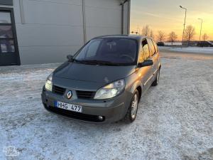 Pelēks Renault Grand Scenic 2004 Panevēža, ar dzinēja tilpumu 1.90 L un nobraukumu 88 tūkst. km par 1000 €, foto  vietnē AUTOMOTO.COM.LV