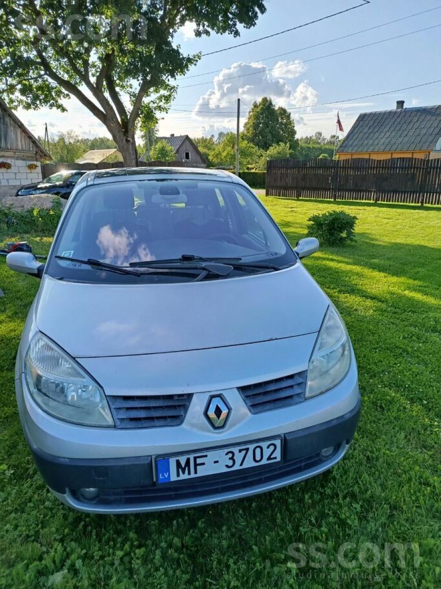 Grey Renault Grand Scenic 2005 in Rezekne, with an engine capacity of 1.90 L and mileage of 320 thousand km for 700 €, photo 1 on AUTOMOTO.COM.LV