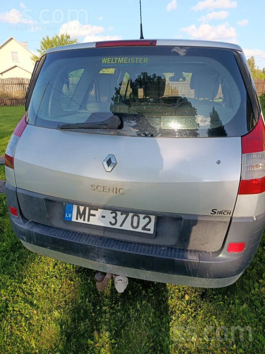 Grey Renault Grand Scenic 2005 in Rezekne, with an engine capacity of 1.90 L and mileage of 320 thousand km for 700 €, photo 3 on AUTOMOTO.COM.LV