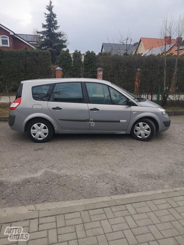 Grey Renault Grand Scenic 2005 in Vilnius, with an engine capacity of 2.00 L and mileage of 279 thousand km for 1299 €, photo 3 on AUTOMOTO.COM.LV