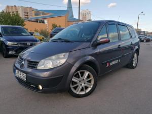 Grey Renault Grand Scenic 2005 in Riga, with an engine capacity of 1.90 L and mileage of 169 thousand km for 1590 €, photo  on AUTOMOTO.COM.LV