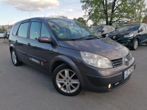 Pelēks Renault Grand Scenic 2005 Rīga, ar dzinēja tilpumu 1.90 L un nobraukumu 169 tūkst. km par 1590 €, foto 4 vietnē AUTOMOTO.COM.LV