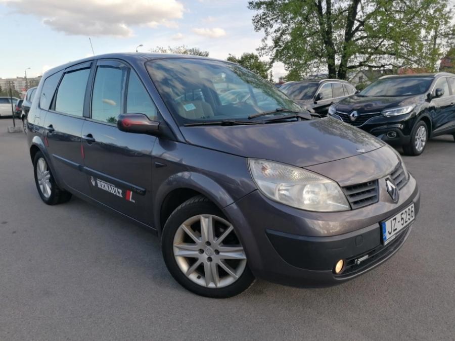 Pelēks Renault Grand Scenic 2005 Rīga, ar dzinēja tilpumu 1.90 L un nobraukumu 169 tūkst. km par 1590 €, foto 4 vietnē AUTOMOTO.COM.LV