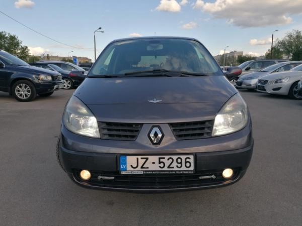 Grey Renault Grand Scenic 2005 in Riga, with an engine capacity of 1.90 L and mileage of 169 thousand km for 1590 €, photo 5 on AUTOMOTO.COM.LV