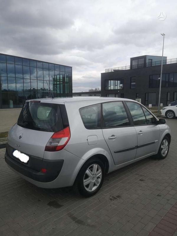 Pelēks Renault Grand Scenic 2006 Kauņa, ar dzinēja tilpumu 1.46 L un nobraukumu 360 tūkst. km par 1450 €, foto 3 vietnē AUTOMOTO.COM.LV