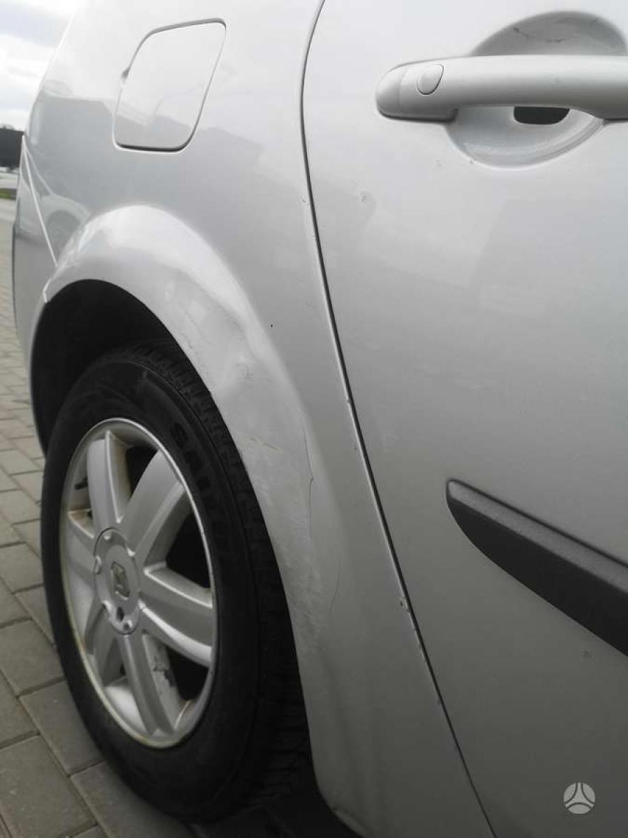 Grey Renault Grand Scenic 2006 in Kaunas, with an engine capacity of 1.46 L and mileage of 360 thousand km for 1450 €, photo 8 on AUTOMOTO.COM.LV