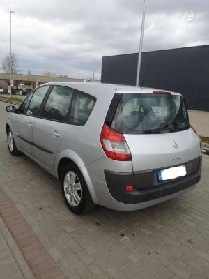 Grey Renault Grand Scenic 2006 in Kaunas, with an engine capacity of 1.46 L and mileage of 360 thousand km for 1450 €, photo 10 on AUTOMOTO.COM.LV