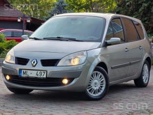 Grey Renault Grand Scenic 2007 in Riga, with an engine capacity of 1.90 L and mileage of 277 thousand km for 1450 €, photo  on AUTOMOTO.COM.LV
