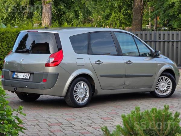 Pelēks Renault Grand Scenic 2007 Rīga, ar dzinēja tilpumu 1.90 L un nobraukumu 277 tūkst. km par 1450 €, foto 5 vietnē AUTOMOTO.COM.LV