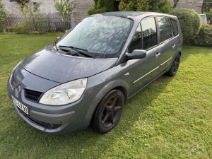 Grey Renault Grand Scenic 2007 in Jurmala, with an engine capacity of 1.90 L and mileage of 361 thousand km for 1500 €, photo  on AUTOMOTO.COM.LV