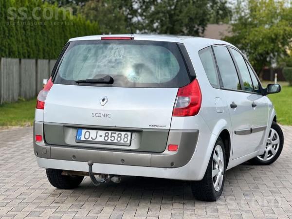 Grey Renault Grand Scenic 2007 in Jelgava, with an engine capacity of 1.90 L and mileage of 290 thousand km for 1650 €, photo 9 on AUTOMOTO.COM.LV