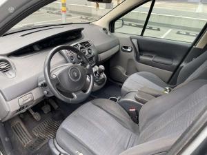 Grey Renault Grand Scenic 2008 in Vilnius, with an engine capacity of 1.60 L and mileage of 206 thousand km for 1450 €, photo 12 on AUTOMOTO.COM.LV