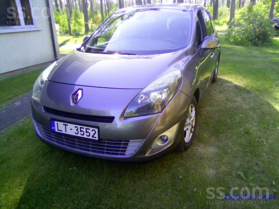 Grey Renault Grand Scenic 2009 in Tukums, with an engine capacity of 1.40 L and mileage of 206 thousand km for 1900 €, photo 1 on AUTOMOTO.COM.LV