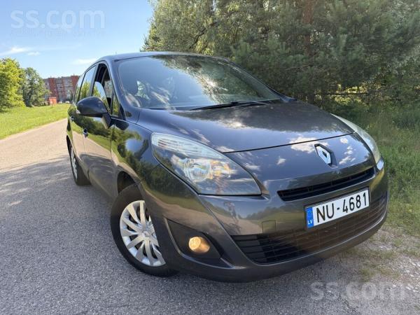 Grey Renault Grand Scenic 2009 in Riga, with an engine capacity of 1.50 L and mileage of 309 thousand km for 2800 €, photo 1 on AUTOMOTO.COM.LV