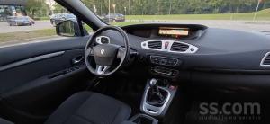 Grey Renault Grand Scenic 2009 in Riga, with an engine capacity of 1.40 L and mileage of 209 thousand km for 3200 €, photo 9 on AUTOMOTO.COM.LV