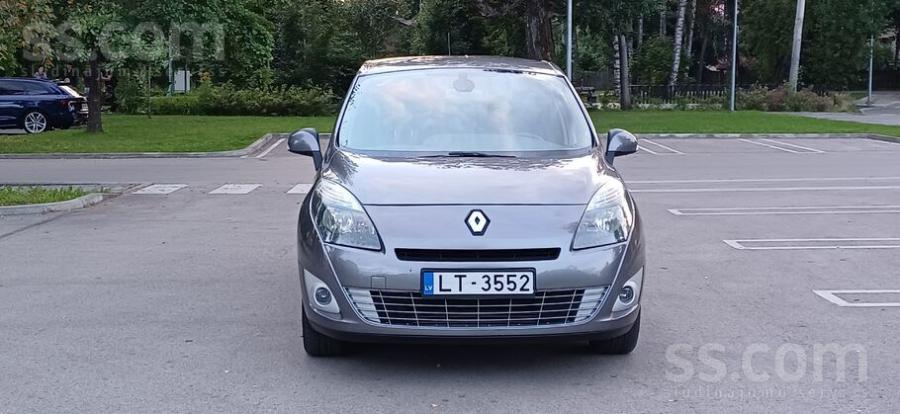Grey Renault Grand Scenic 2009 in Riga, with an engine capacity of 1.40 L and mileage of 209 thousand km for 3200 €, photo 20 on AUTOMOTO.COM.LV
