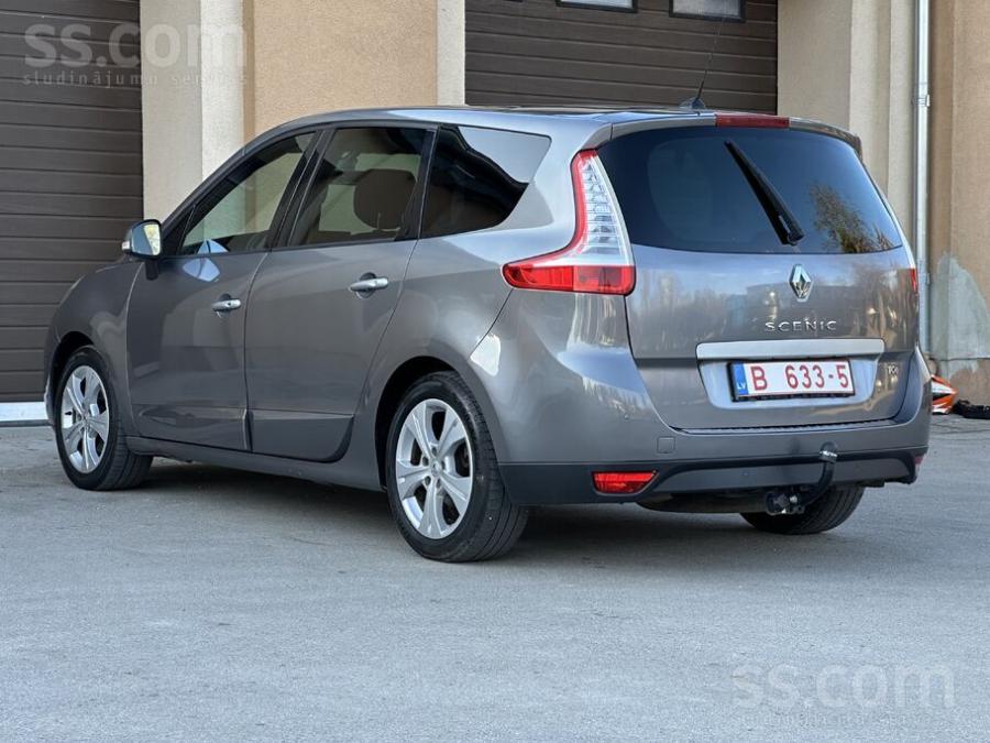Grey Renault Grand Scenic 2010 in Ogre, with an engine capacity of 1.60 L and mileage of 182 thousand km for 4399 €, photo 4 on AUTOMOTO.COM.LV