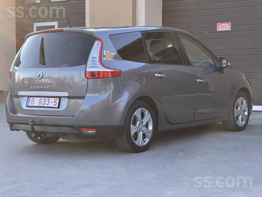 Grey Renault Grand Scenic 2010 in Ogre, with an engine capacity of 1.60 L and mileage of 182 thousand km for 4399 €, photo 5 on AUTOMOTO.COM.LV