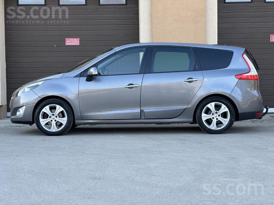 Grey Renault Grand Scenic 2010 in Ogre, with an engine capacity of 1.60 L and mileage of 182 thousand km for 4399 €, photo 8 on AUTOMOTO.COM.LV
