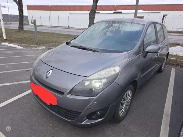 Grey Renault Grand Scenic 2010 in Marijampole, with an engine capacity of 1.60 L and mileage of 210 thousand km for 4390 €, photo 5 on AUTOMOTO.COM.LV