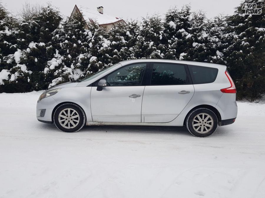 Grey Renault Grand Scenic 2010 in Vilnius, with an engine capacity of 1.50 L and mileage of 224 thousand km for 2480 €, photo 2 on AUTOMOTO.COM.LV